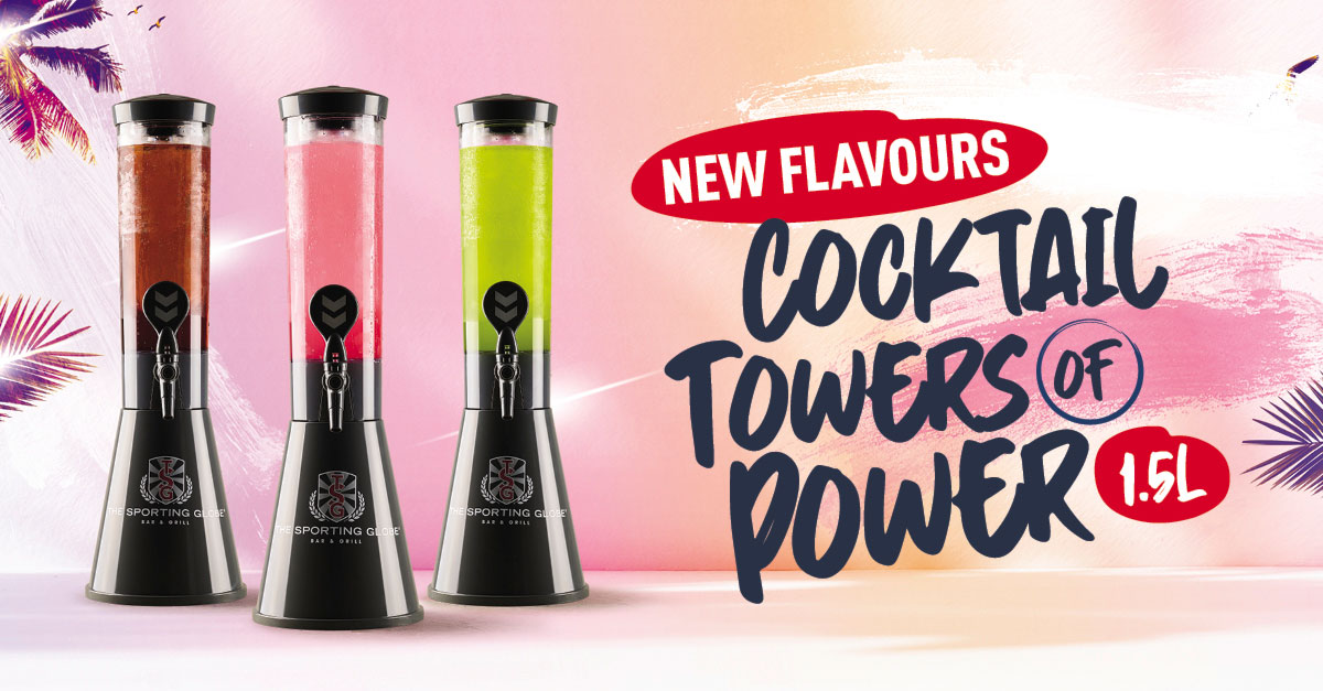 Cocktail Towers | The Sporting Globe