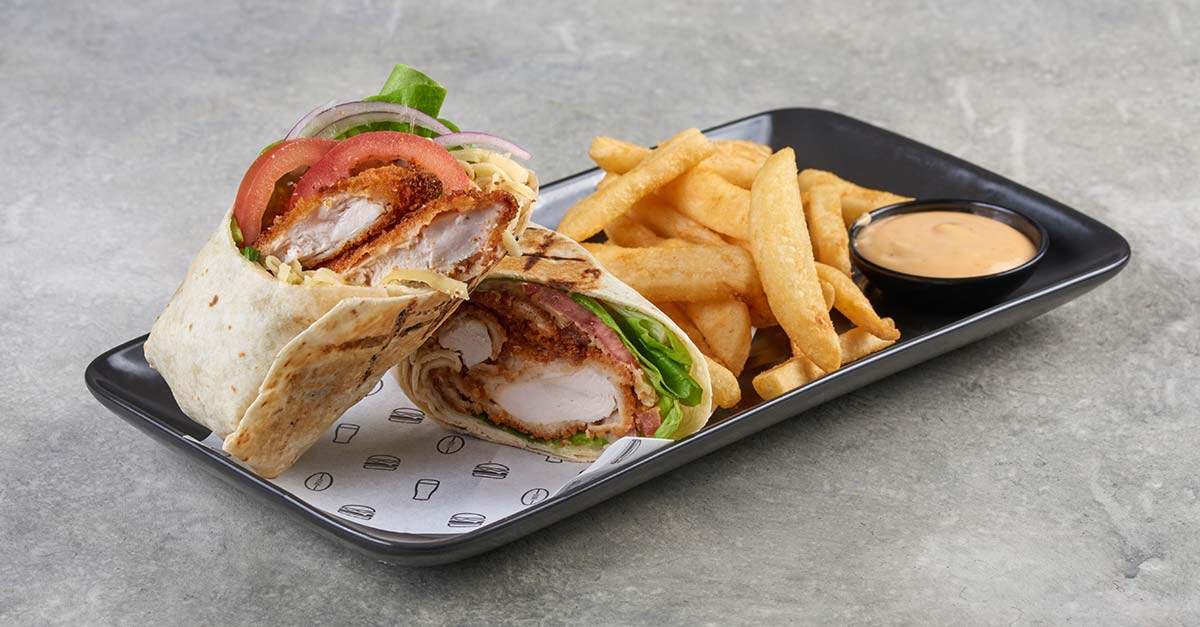 Touchdown Chicken Wrap | The Sporting Globe